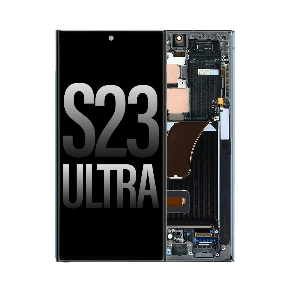 LCD and Touch Assembly With Frame for Samsung Galaxy S23 Ultra 5G S918 ...